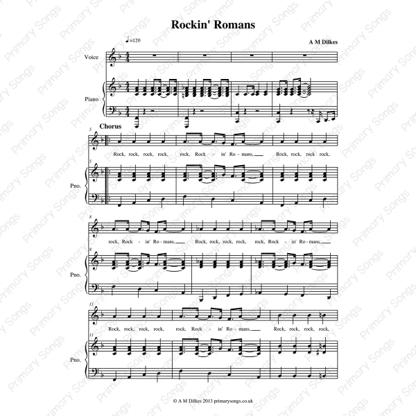 Rockin' Romans - Primary Songs