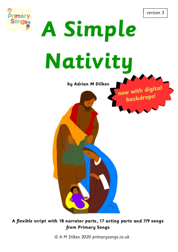 A Simple Nativity Script Version 3 - Primary Songs