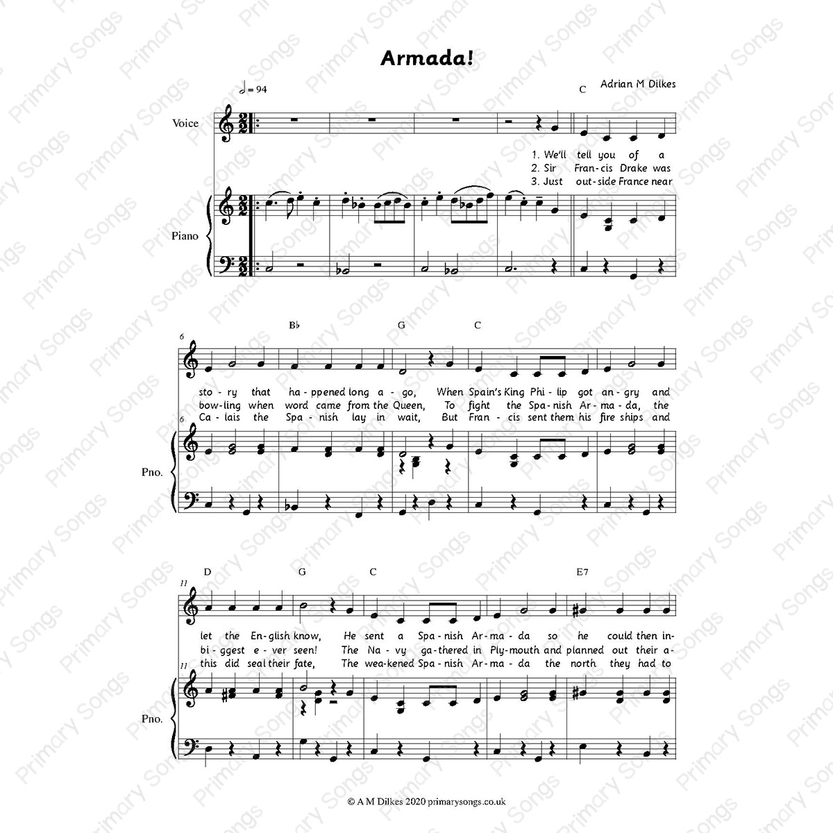 Armada! - Primary Songs